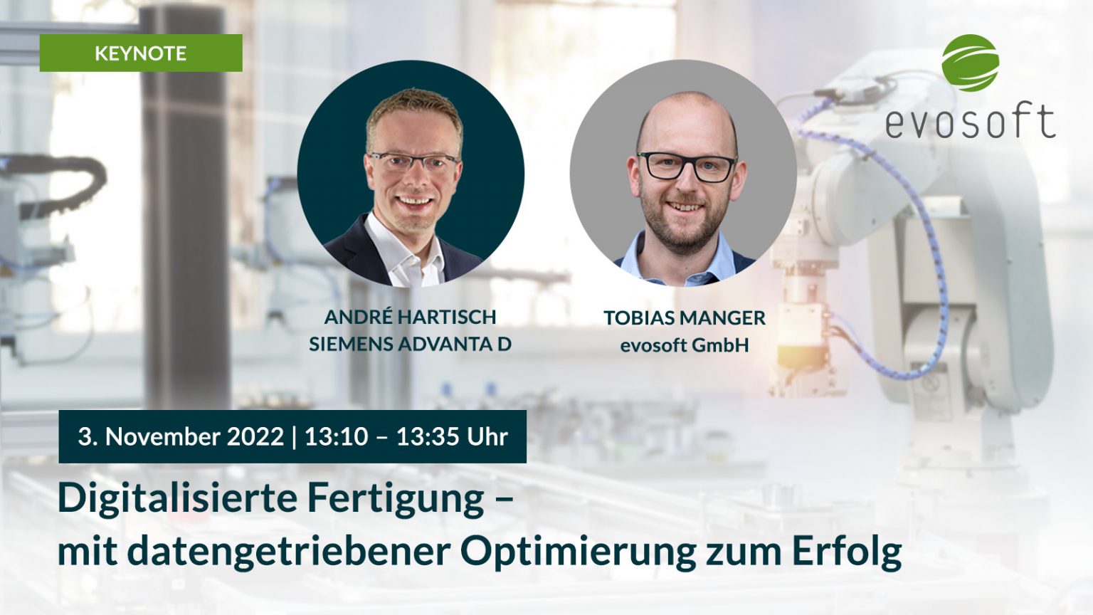 Keynote by evosoft at the DIGITAL FUTUREcongress 2022